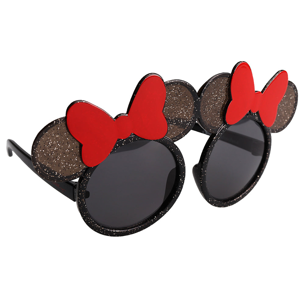 Minnie Mouse Black Sparkles Lil' Characters Sun-Staches – Sunstaches