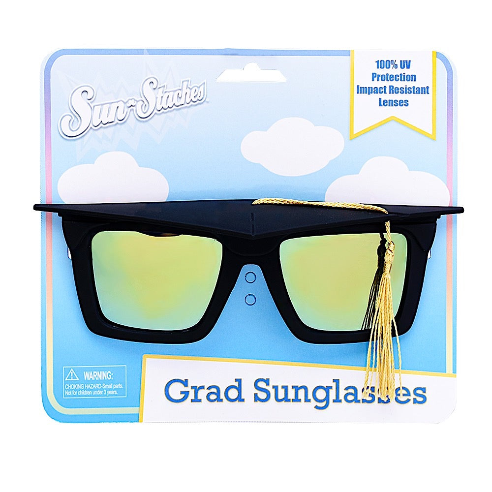 Graduation Sunglasses | Graduation Photo Prop | Sun-Staches – Sunstaches